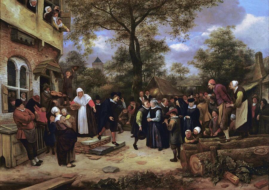 Ri Ben Yu Cun noJie Hun Village Wedding Painting by JanSteen | Fine Art ...