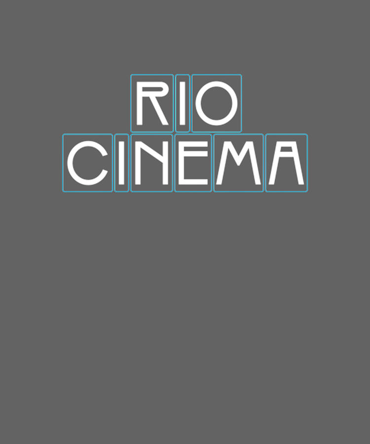 Rio Cinema logo Tapestry - Textile by Morgan Clarke - Fine Art America