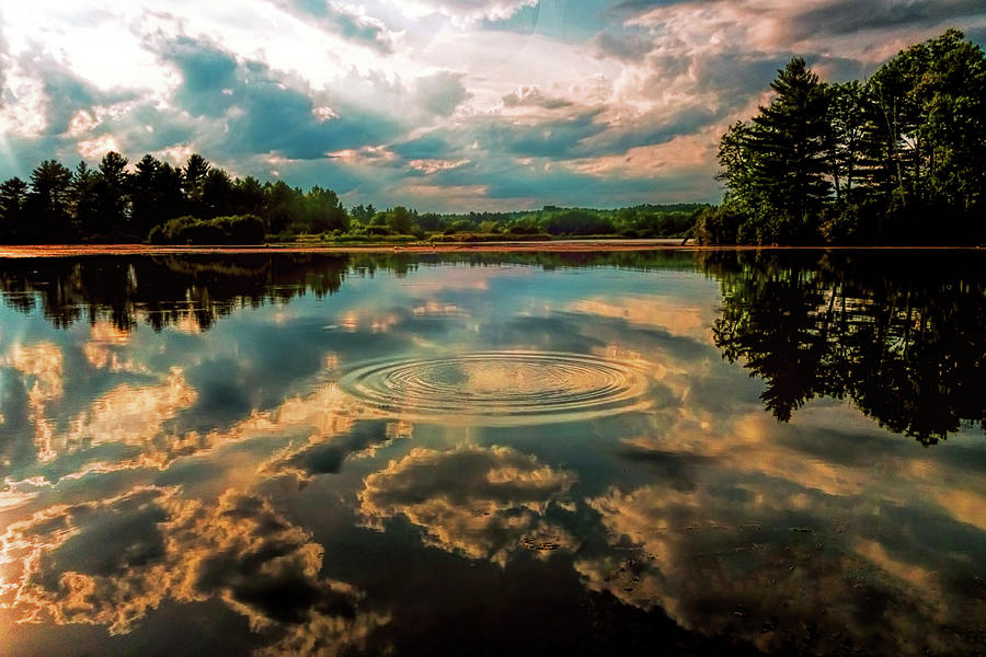 Ripple Cloud Reflections Photograph by Robert Adams | Fine Art America