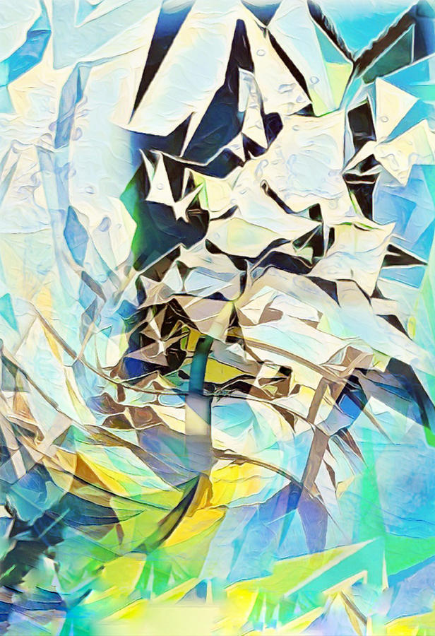 Riptide ocean waves abstract Digital Art by Silver Pixie - Fine Art America