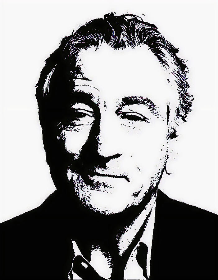 Robert De Niro Vector Digital Art by Bob Smerecki - Fine Art America