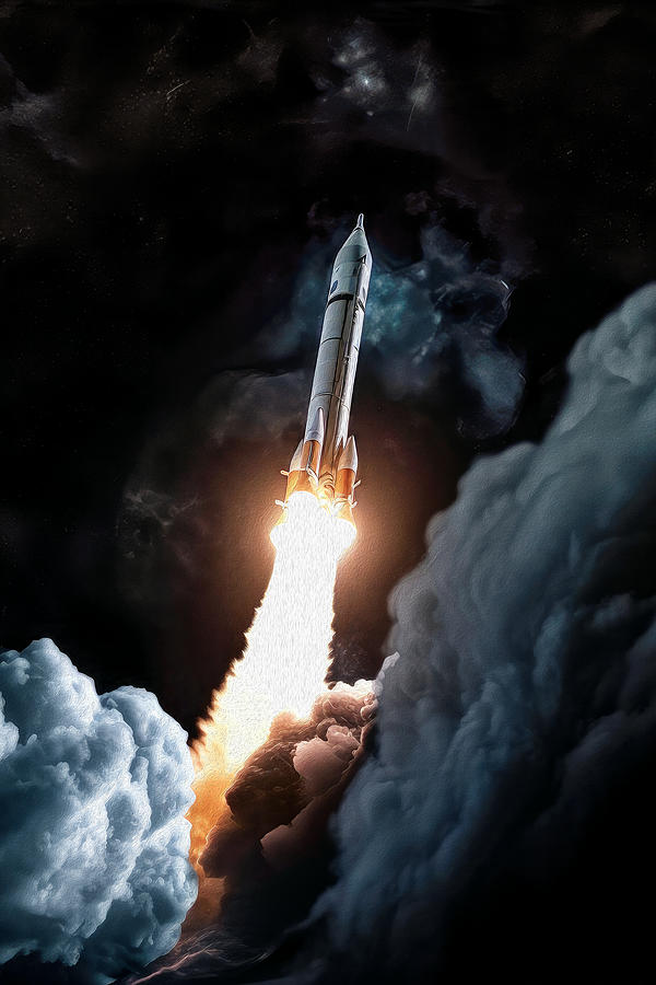 Rocket Launch Digital Art by John Cooke - Fine Art America