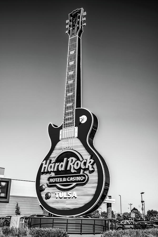 Rocking Hard In Tulsa Oklahoma - Black And White Photograph by Gregory ...