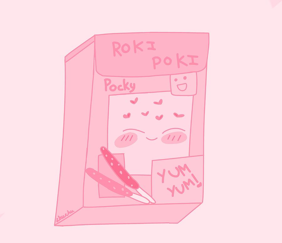 Roki Poki Pocky Snack Digital Art by Not High - Fine Art America