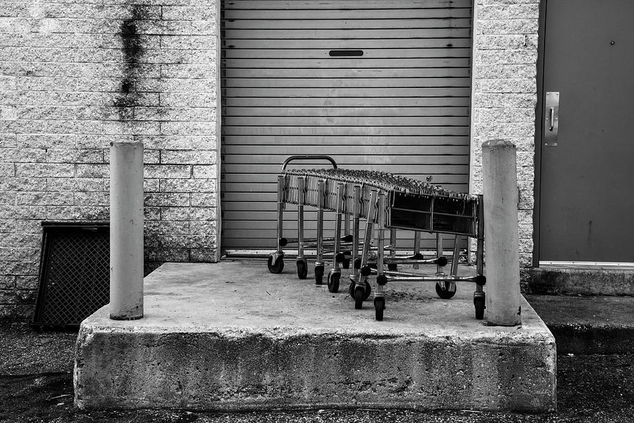 Rollers on Loading Dock Photograph by Andrew Wohl - Pixels