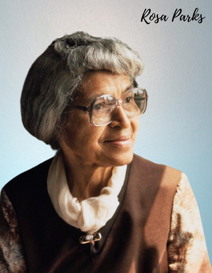 Rosa Parks - Black Civil Rights Leader Photograph by Barbara Karpowicz ...