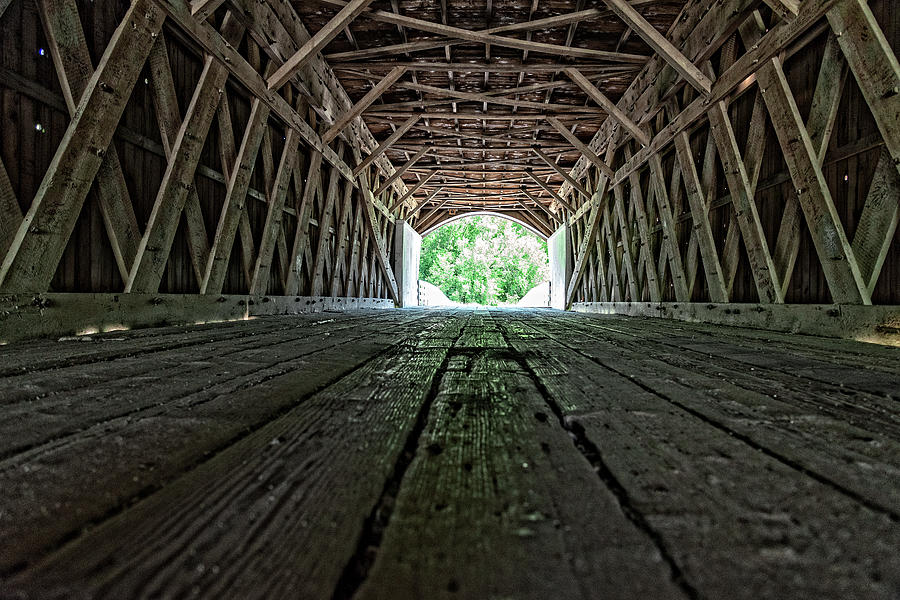 Roseman Bridge Interior Photograph by Bob Boehm | Fine Art America