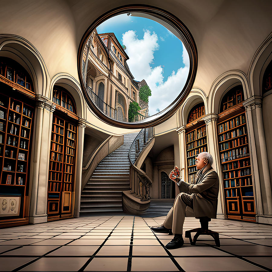 Rounded window Digital Art by Gabriel Cusmir - Fine Art America