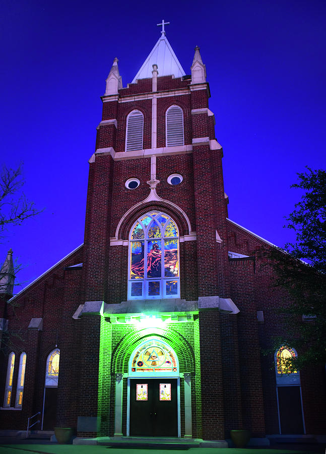 Rowena Texas Catholic Church Photograph by Stephen Tulcus - Pixels