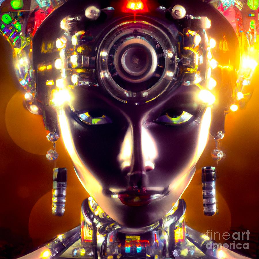 Rozena, the Goddess of Night Digital Art by Alejandro Izaskun - Fine Art America