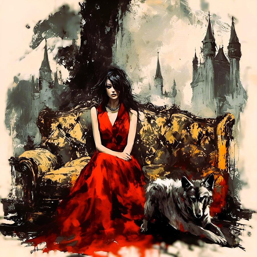 Ruby Mixed Media by K S - Fine Art America