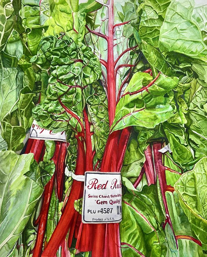 Ruby Painting by Karen Romani - Fine Art America