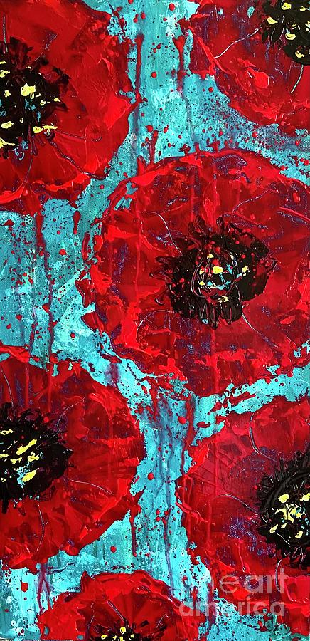 Ruby Red Painting by Julie Janney - Fine Art America