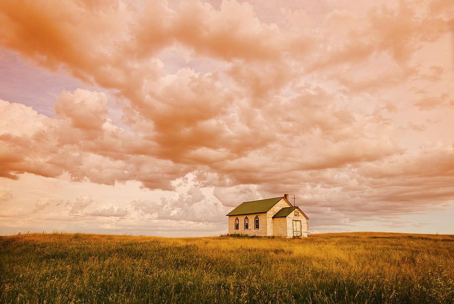 Rural Church From a Bygone Time Photograph by Dave Reede - Fine Art America