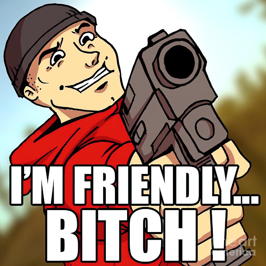 Rust Friendly Painting by Aiden Chloe - Pixels