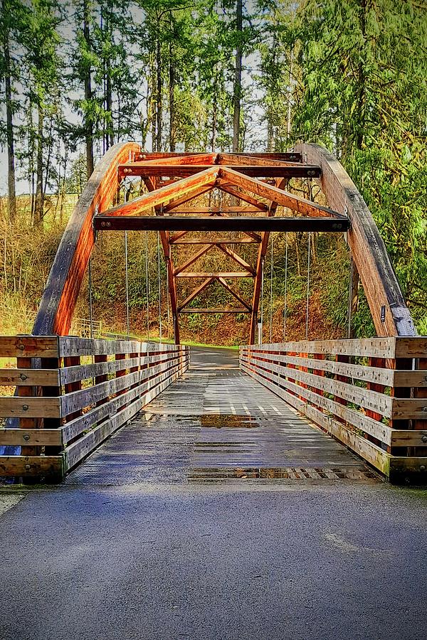 Rustic Bridge Photograph by Trip Michaels - Fine Art America