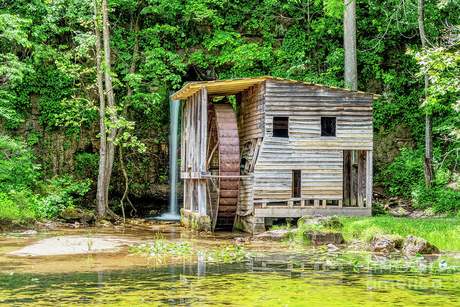 Rustic Falling Spring Mill Photograph by Jennifer White - Fine Art America