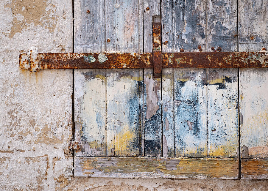 Rustic Window Shutter Photograph by Dave Bowman - Fine Art America