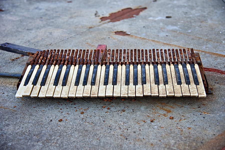 Rusty Piano Photograph by Lacena Borders - Fine Art America