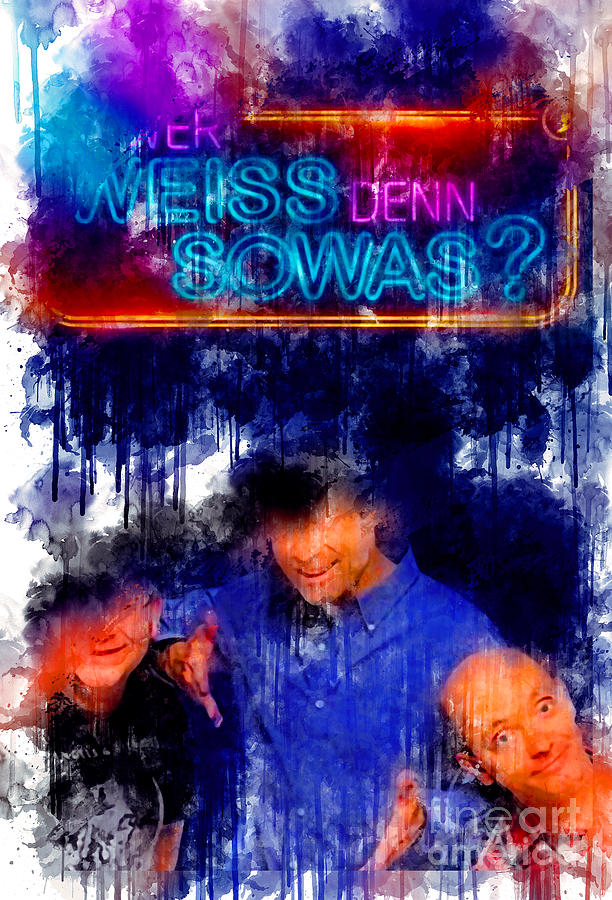 S04662 Tv Show Wer WeiB Denn Sowas Digital Art by Sherman Barrows ...