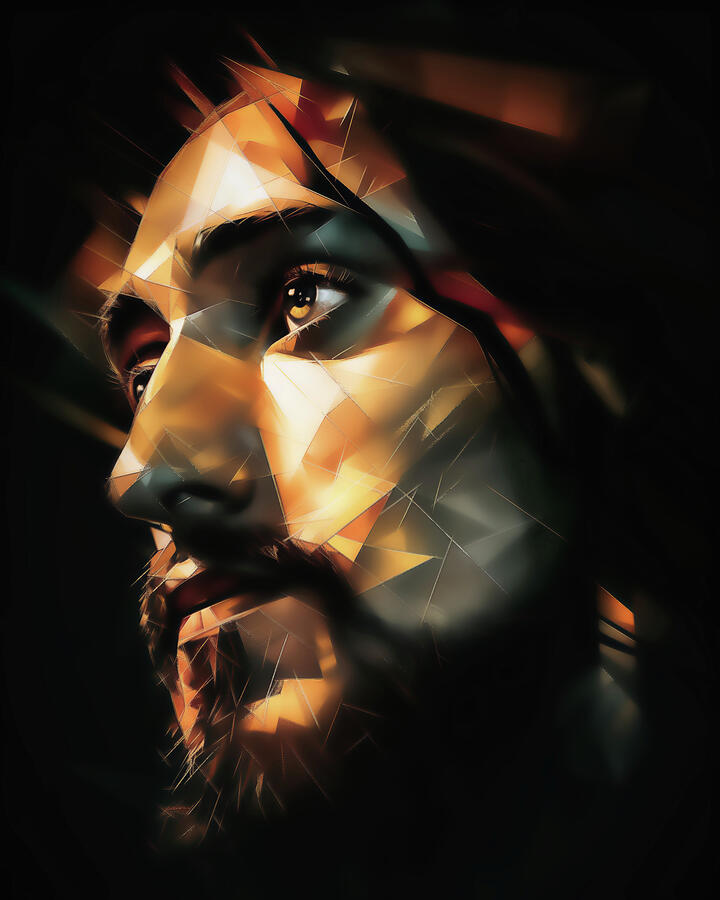 Sacred Geometry Witness, Jesus Christ Digital Art, Right Digital Art by ... Sacred Geometry Witness, Jesus Christ Digital Art, Right Digital Art by ...