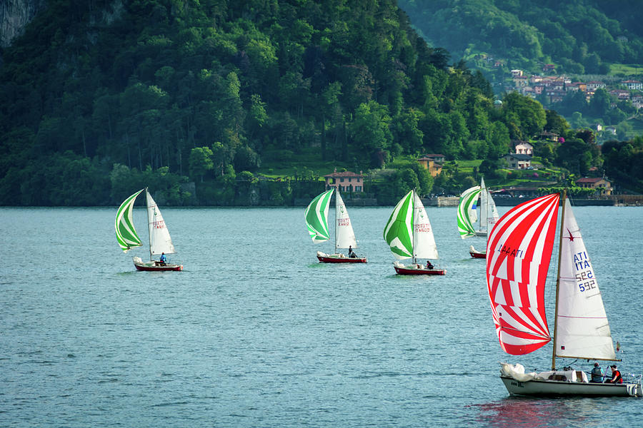 Sailing Lake Como Photograph by Robert Graham | Pixels