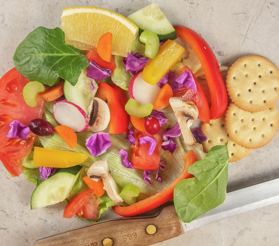 Salad Style-001 Photograph by David Hubler - Fine Art America