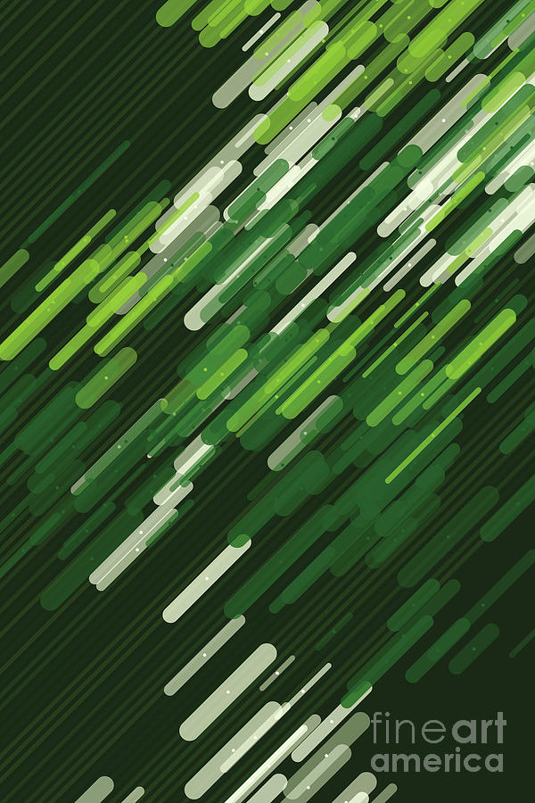 Salad Vector Rounded Rectangles Pattern Vertical Digital Art by Frank ...