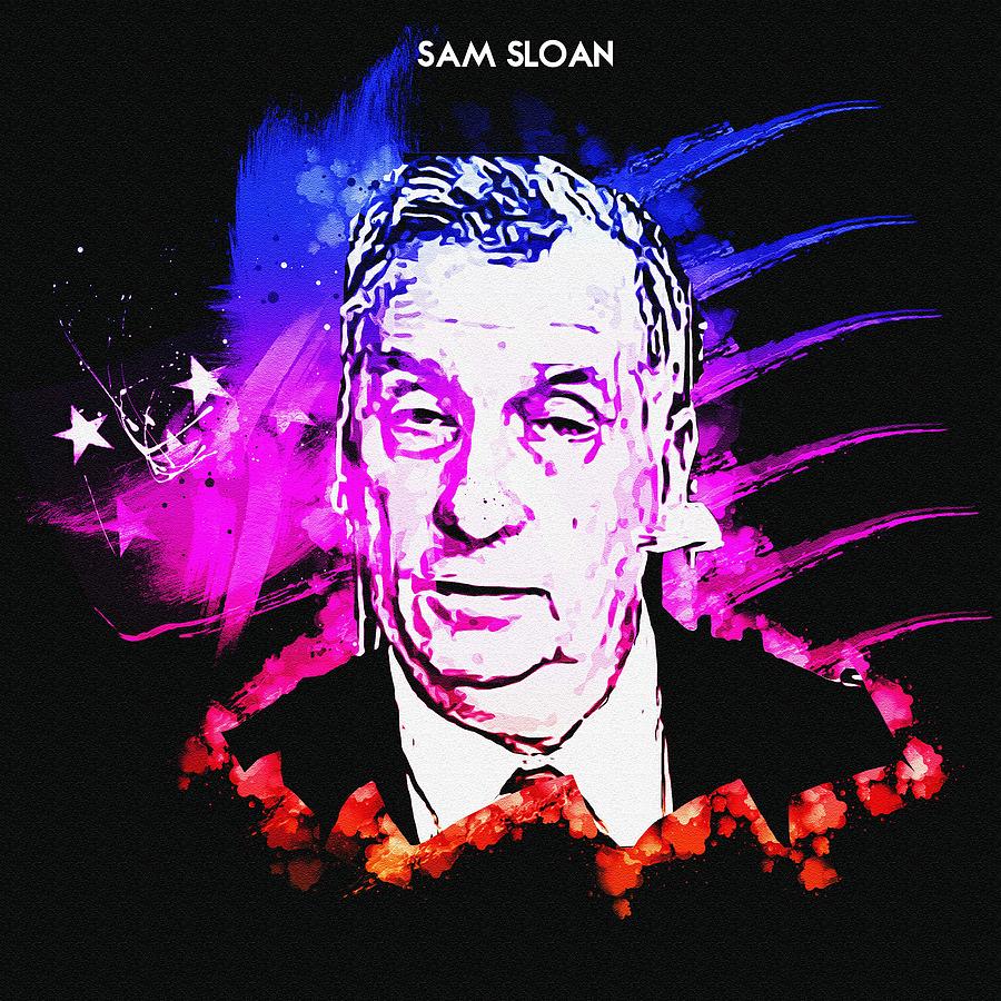 Sam Sloan Digital Art by Walter Florine | Fine Art America