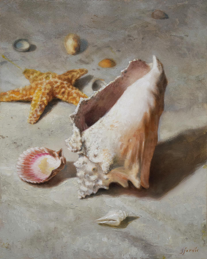 Sand Patterns Painting by Susan N Jarvis - Fine Art America