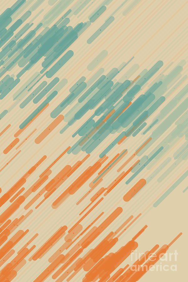 Sand Vector Rounded Rectangles Pattern Vertical Digital Art by Frank ...