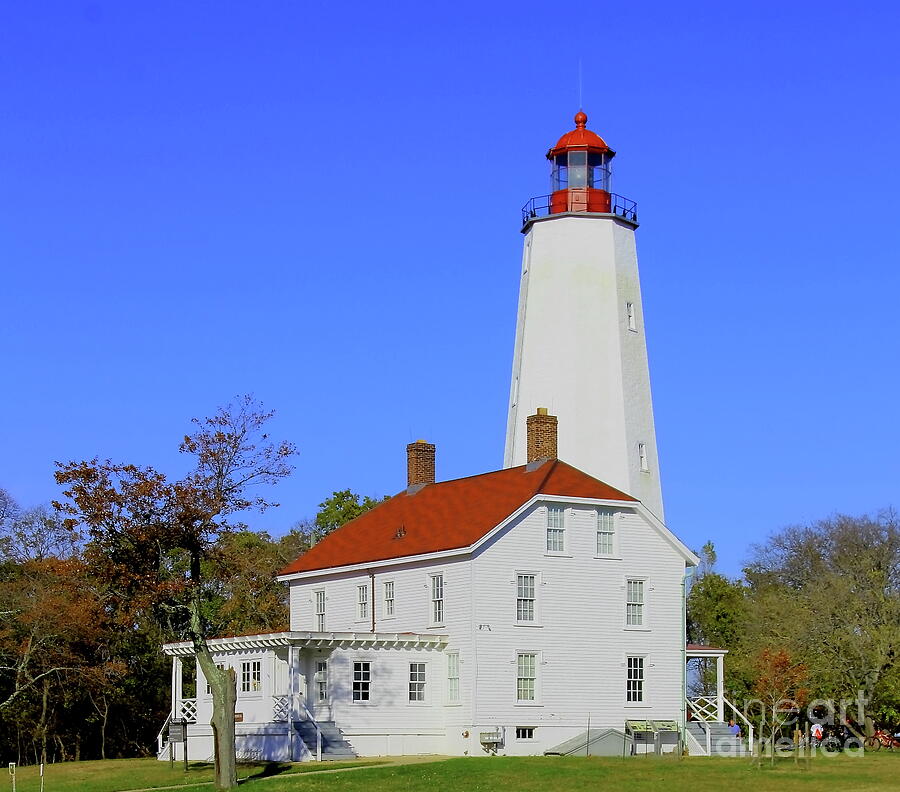 Sandy Hook Lighthouse On The Jersey Shore Fort Hancock And Sandy Hook Proving Ground New Jersey