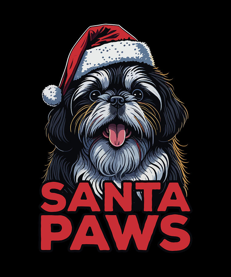 Santa Paws Shih Tzu Dog Digital Art by Dexter Apolonio - Fine Art America Santa Paws Shih Tzu Dog Digital Art by Dexter Apolonio - Fine Art America