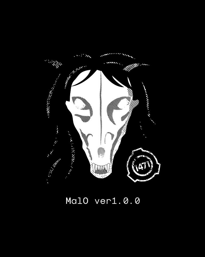 Scp-1471 Malo Ver1 0 0 Scp Foundation Drawing by Grace Hunter