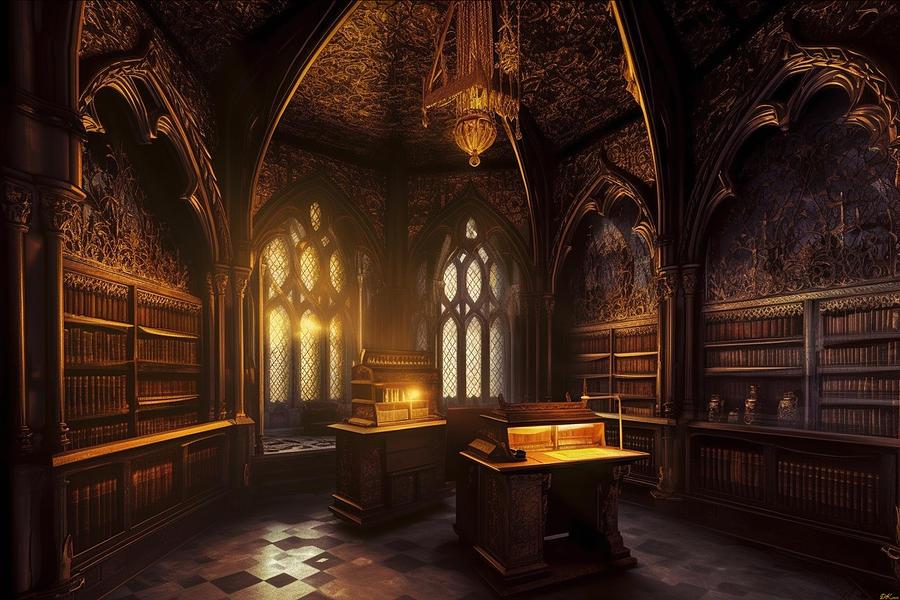 Scriptorium Digital Art by David Kincaid - Fine Art America