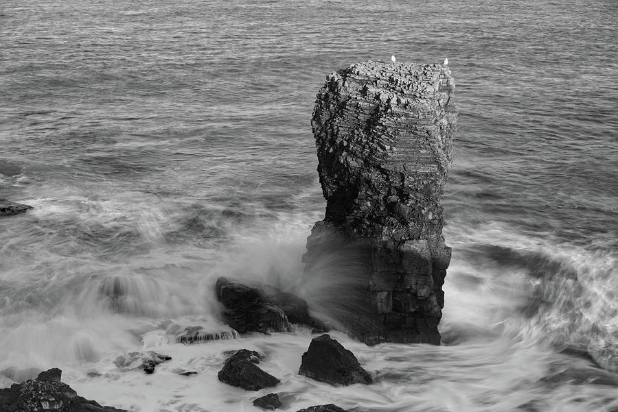 Sea stack seascape North East coast UK Photograph by John Mannick ...