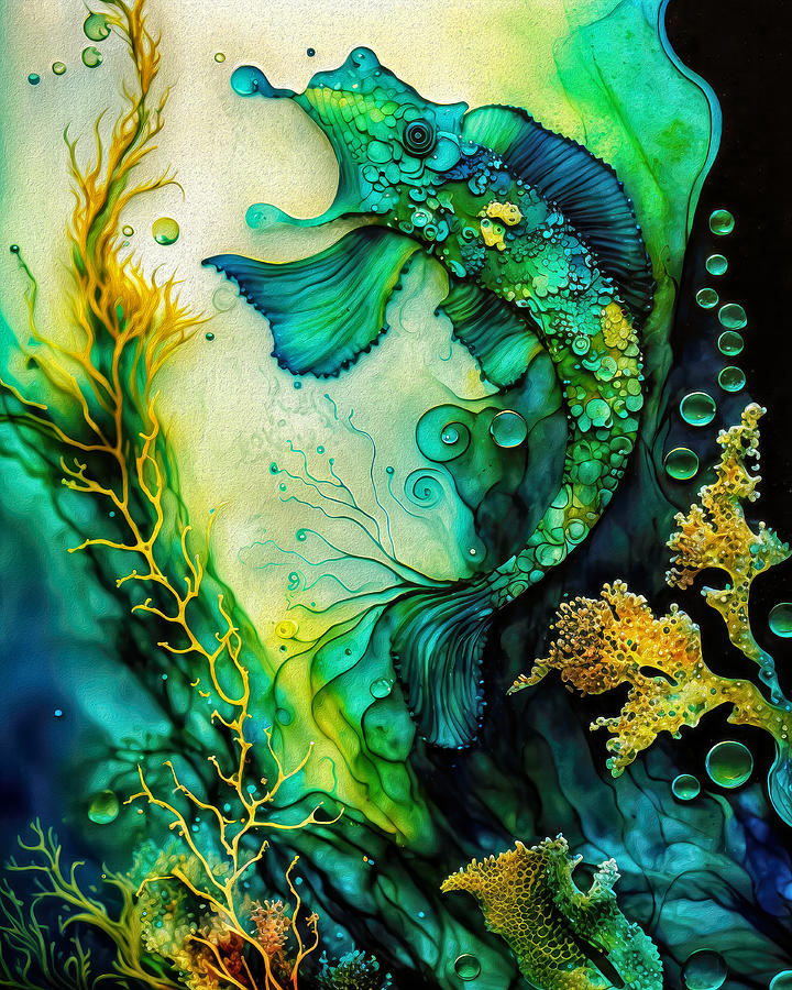 Sealife Abstract Digital Art by John Cooke - Fine Art America
