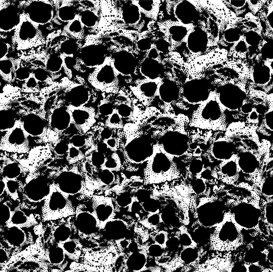 Seamless skull pattern Digital Art by Imogen Reeves - Fine Art America