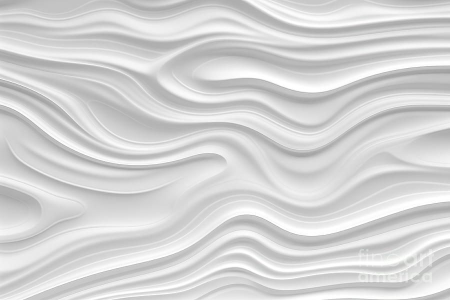 Seamless Subtle White Glossy Soft Waves Transparent Background Texture ...