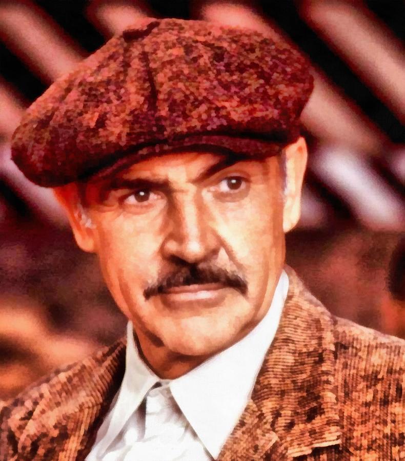 Sean Connery Digital Art by Michael Devall - Fine Art America