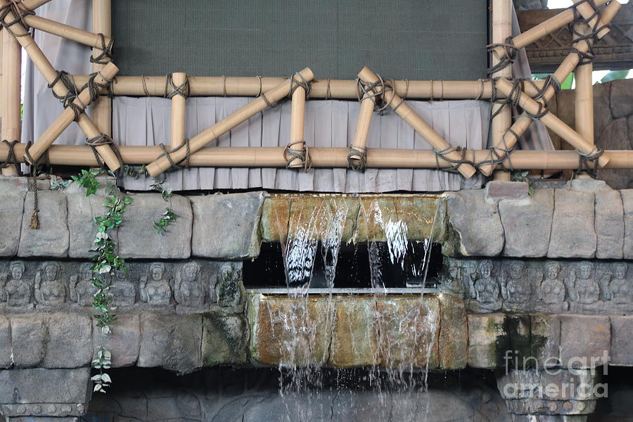 See through waterfall Photograph by Ash Nirale - Fine Art America