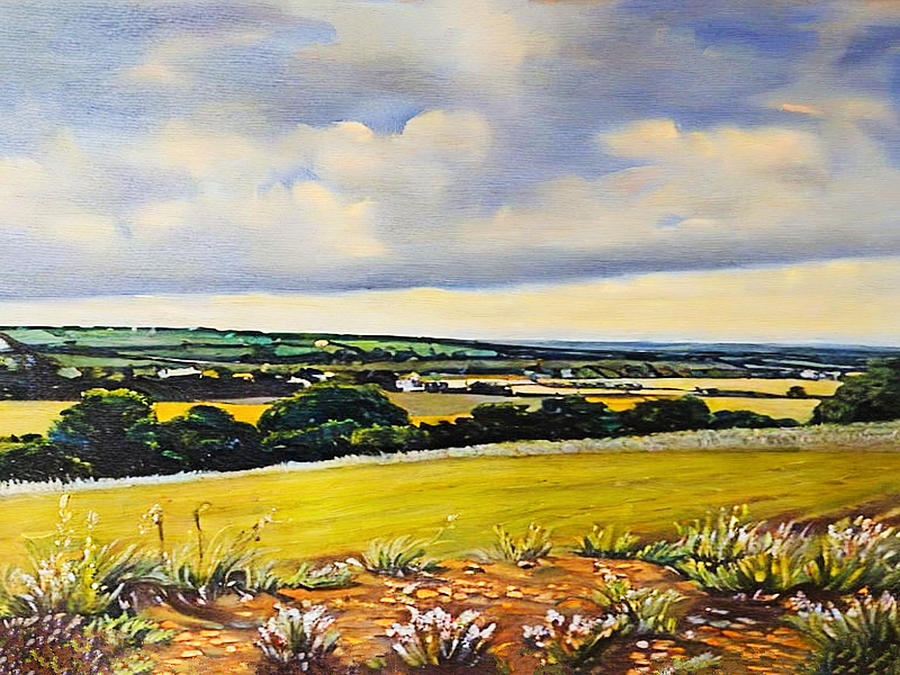 September Solitude Painting by Issie Alexander - Fine Art America