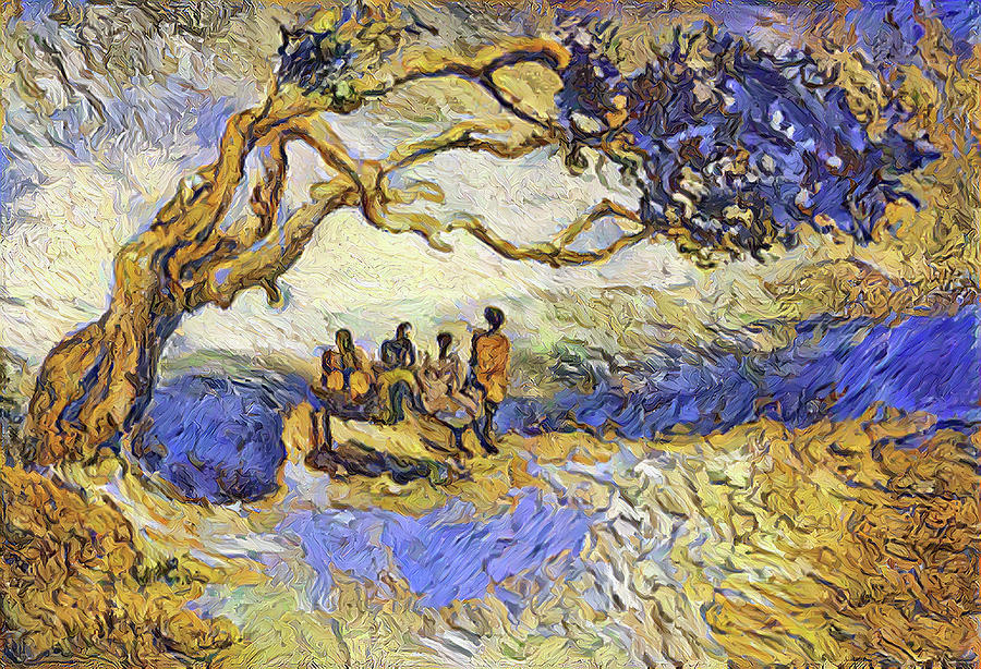 Shade Tree Digital Art by Benjamin Johnson - Fine Art America