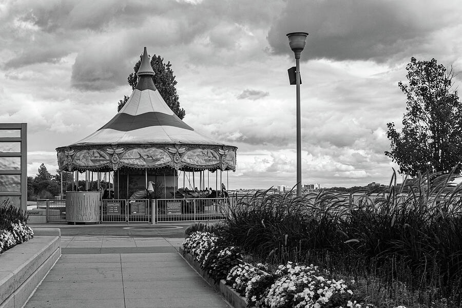 Shades of Nostalgia - Detroit's Riverside Carousel in Monochrome ...