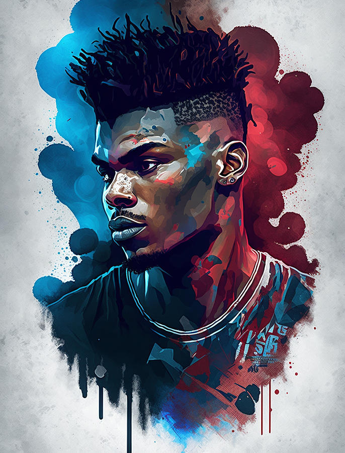 Shai Gilgeous-Alexander Digital Art by Thuy Dinh Thi - Pixels