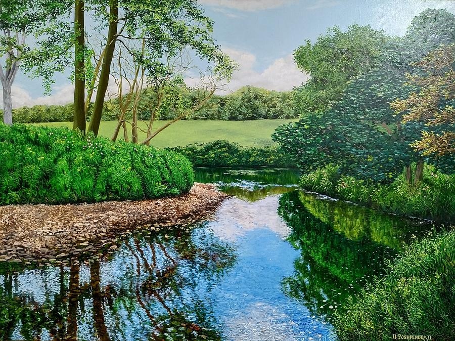 Shallow water Painting by Pushpendra Singh Mandloi - Fine Art America