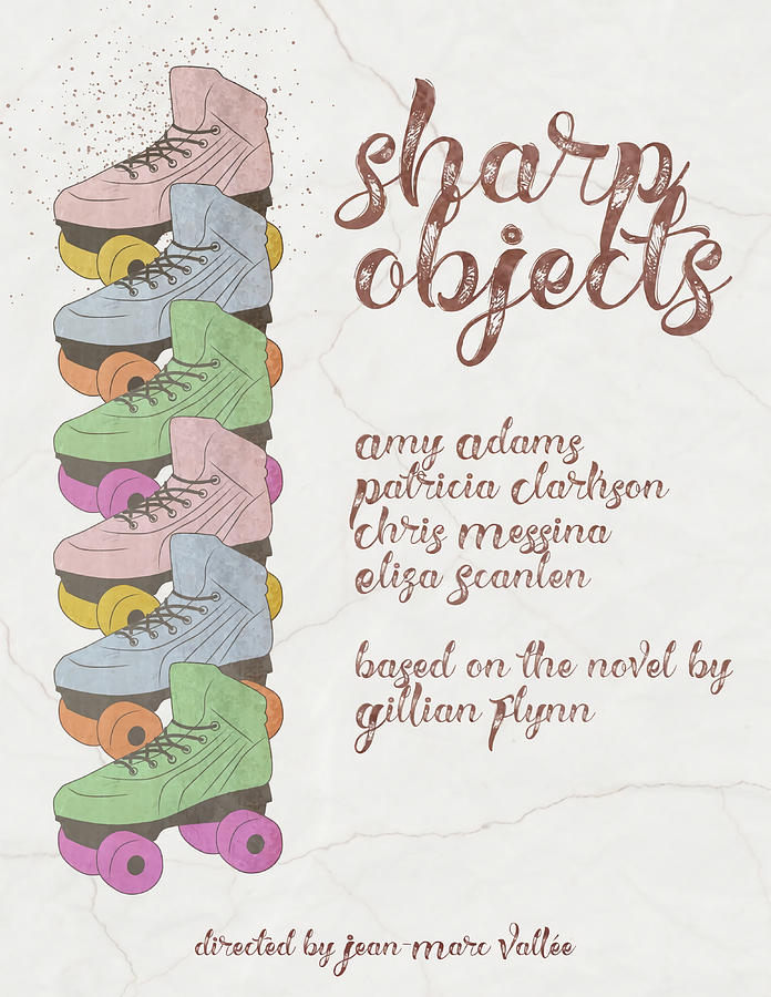 Sharp Objects Poster Poster boy Painting by Tracy Graham - Pixels