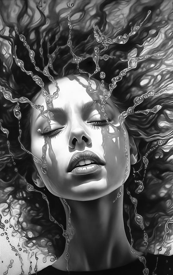 She Never Knew Sinking Could Feel So Right Digital Art By Jim Brey