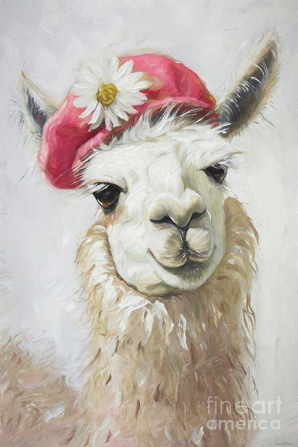 She Wore A Raspberry Beret Painting by Tina LeCour - Fine Art America