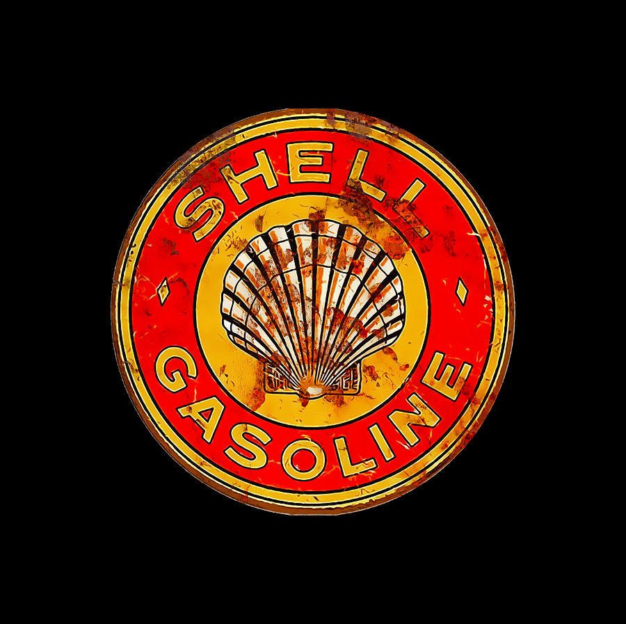Shell Gasoline Painting by Eunec Tes - Fine Art America